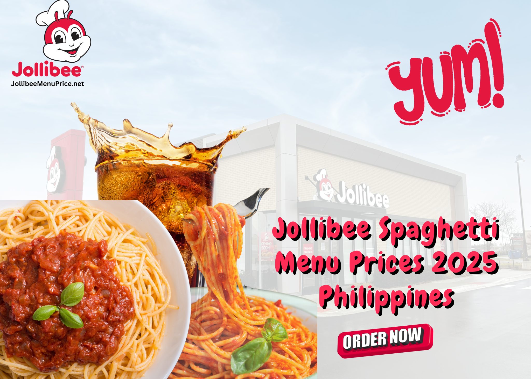 Jollibee Jolly Spaghetti Menu with Price List Philippines